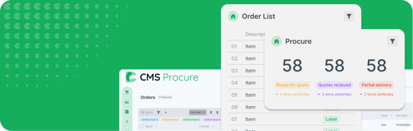 Procure - CMS Desk
